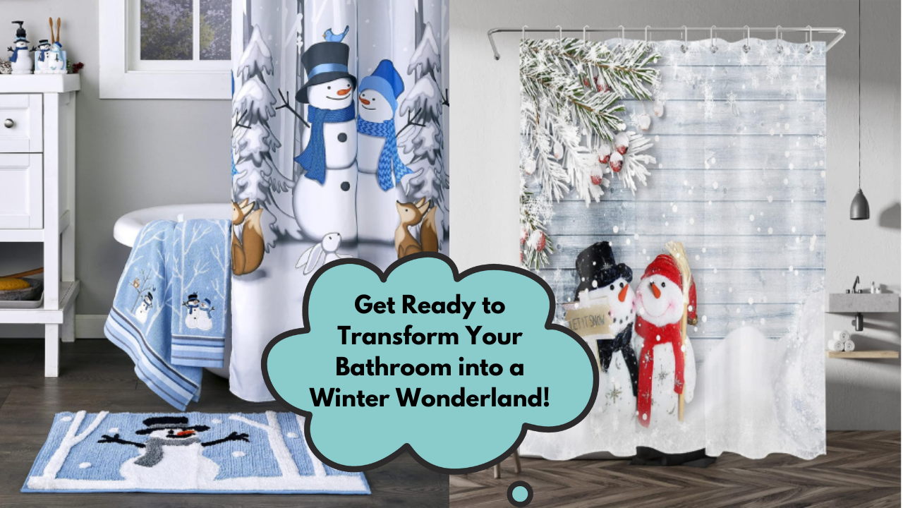 Enjoy a Cozy Atmosphere with These 5 Winter Shower Curtains