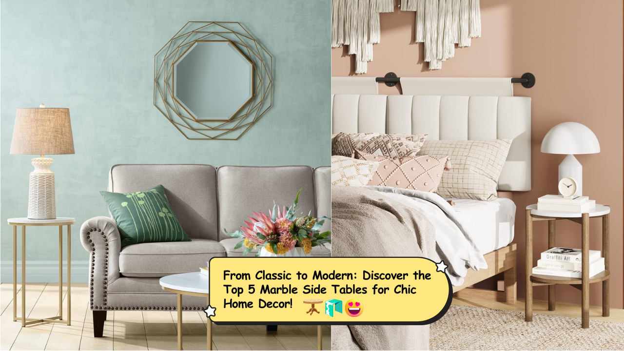 From Classic to Modern: Discover the Top 5 Marble Side Tables for Chic ...